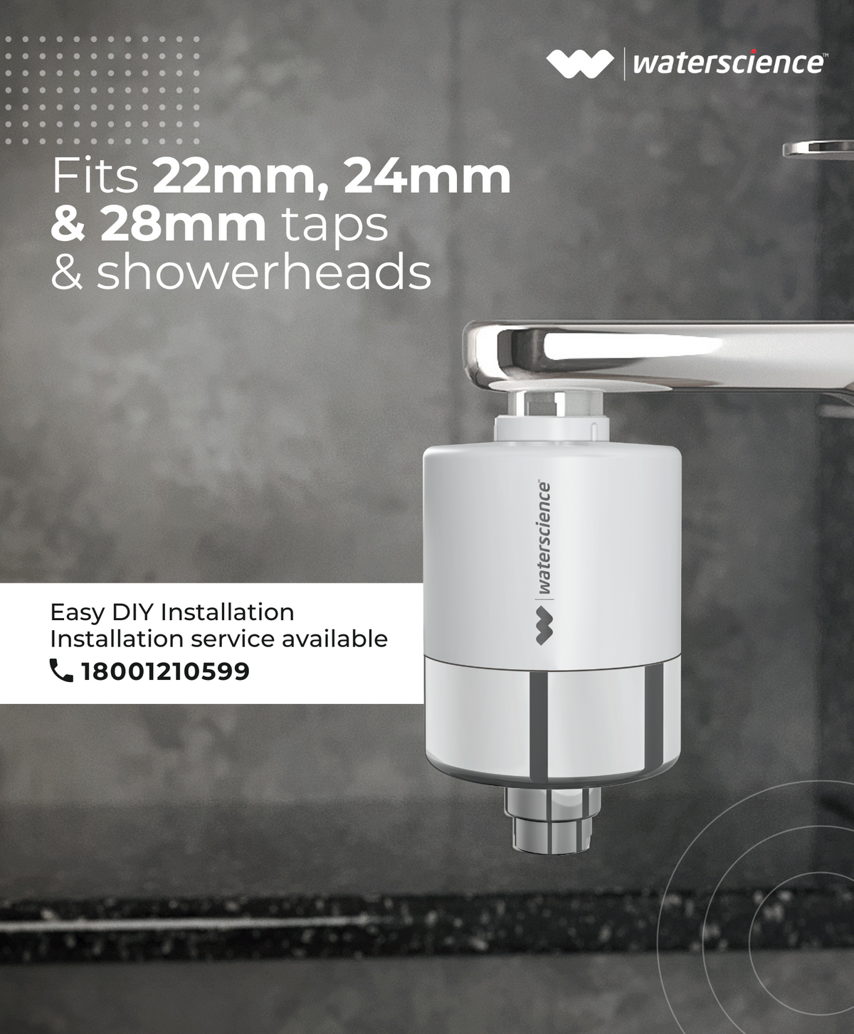 Shower & Tap Filter for Hard Water- CLEO SFU 423 – WaterScience