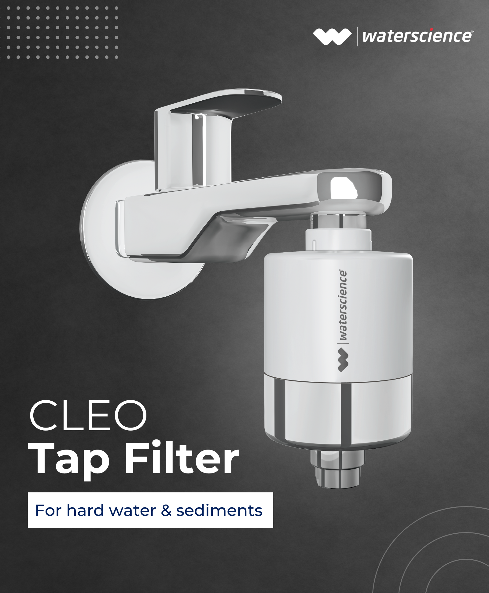 Shower & Tap Filter for Hard Water- CLEO SFU 423 – WaterScience