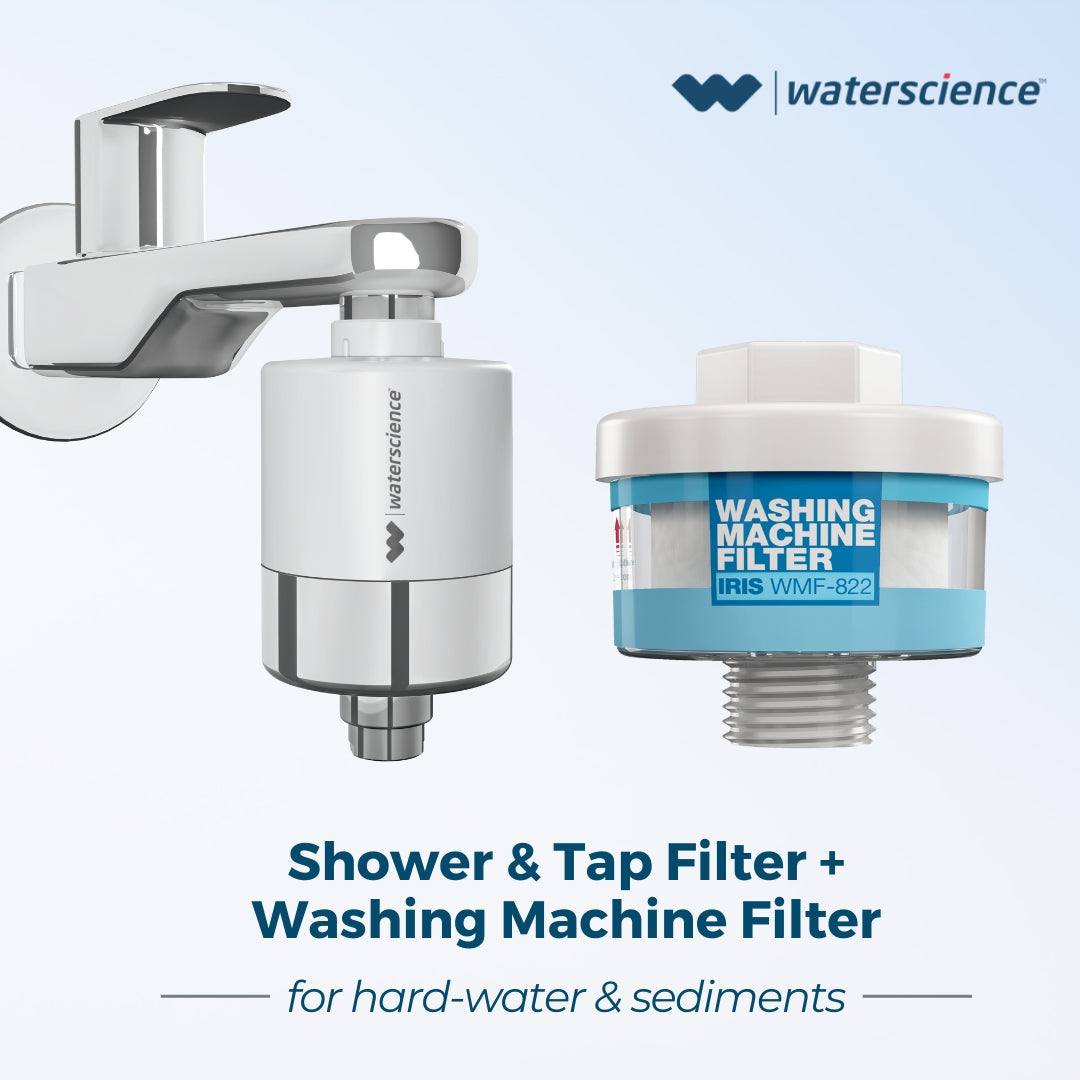 COMBO: CLEO Shower & Tap Filter + Washing Machine Filter – WaterScience