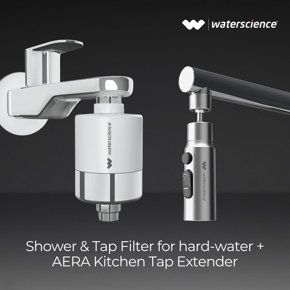 CLEO Tap Filter for Hard Water + AERA Water Saving Nozzle for Taps ...
