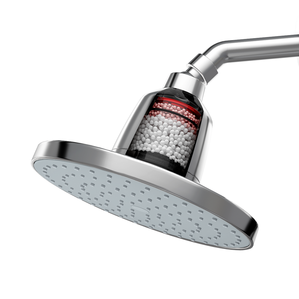 Rain Shower Filter - Chrome with Arm CLEO-SFR-923 - 8'' – WaterScience