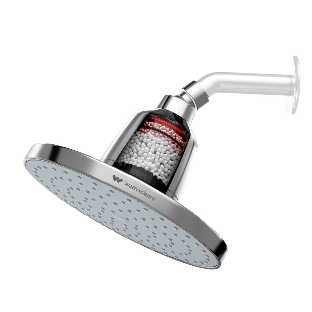 Rain Shower Filter - Matte Black with Arm CLEO-SFR-923 - 8'' – WaterScience