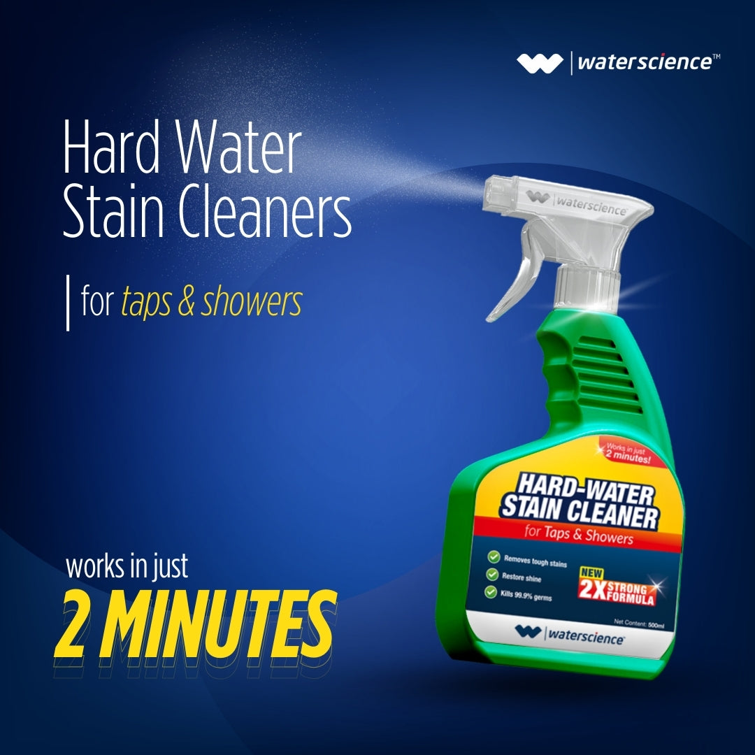 Hardwater Stain Remover Spray for Shower and Tap – WaterScience