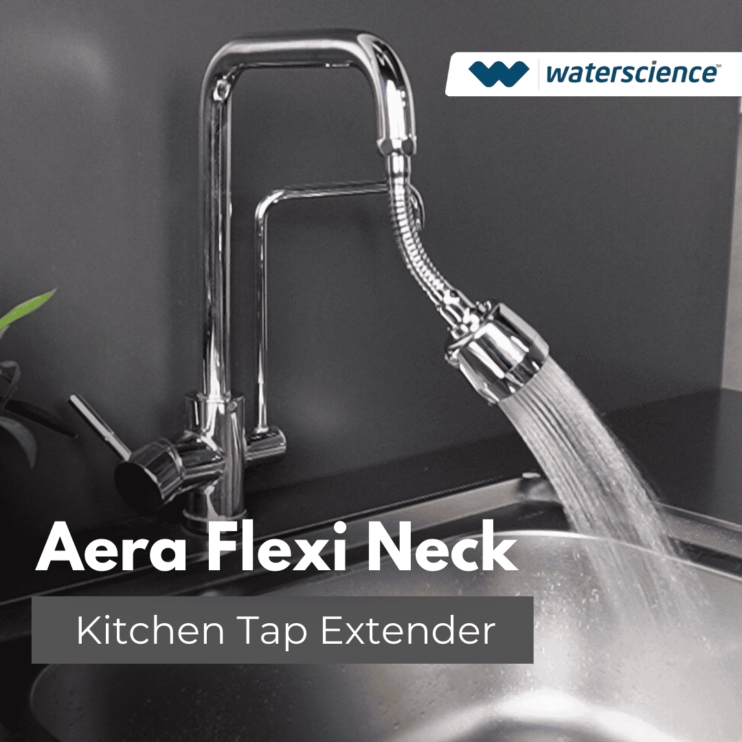 AERA Flexi Kitchen Tap Extender | Aerator | Water Saving Nozzle ...