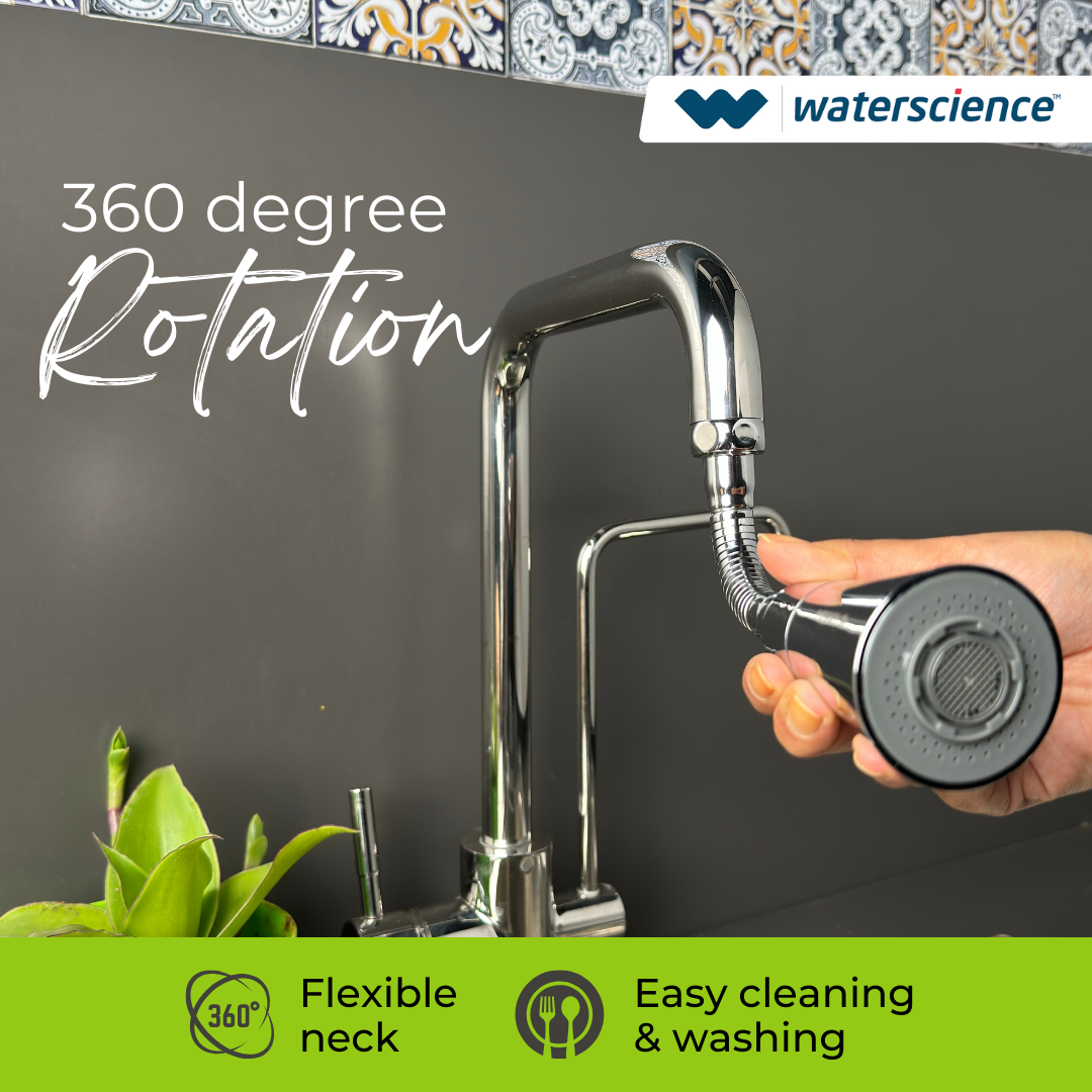 AERA Flexi Kitchen Tap Extender | Aerator | Water Saving Nozzle ...