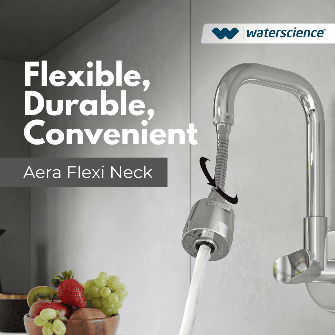 COMBO: CLEO Shower & Tap Filter + AERA Kitchen Tap Extender – WaterScience