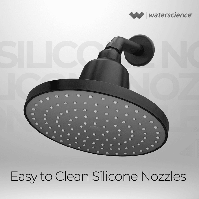 Rain Shower Filter for Hard Water for Healthy Hair & Skin - with Stain ...