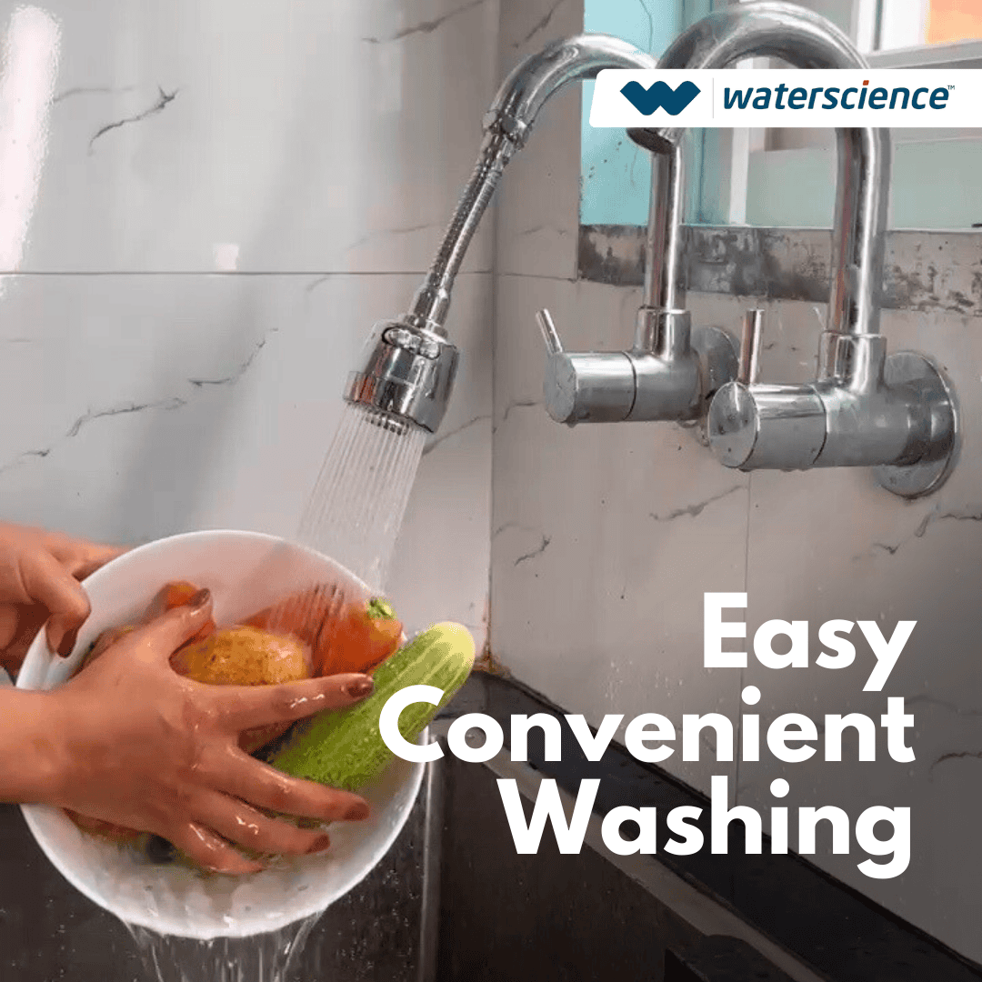 COMBO: CLEO Shower & Tap Filter + AERA Kitchen Tap Extender – WaterScience