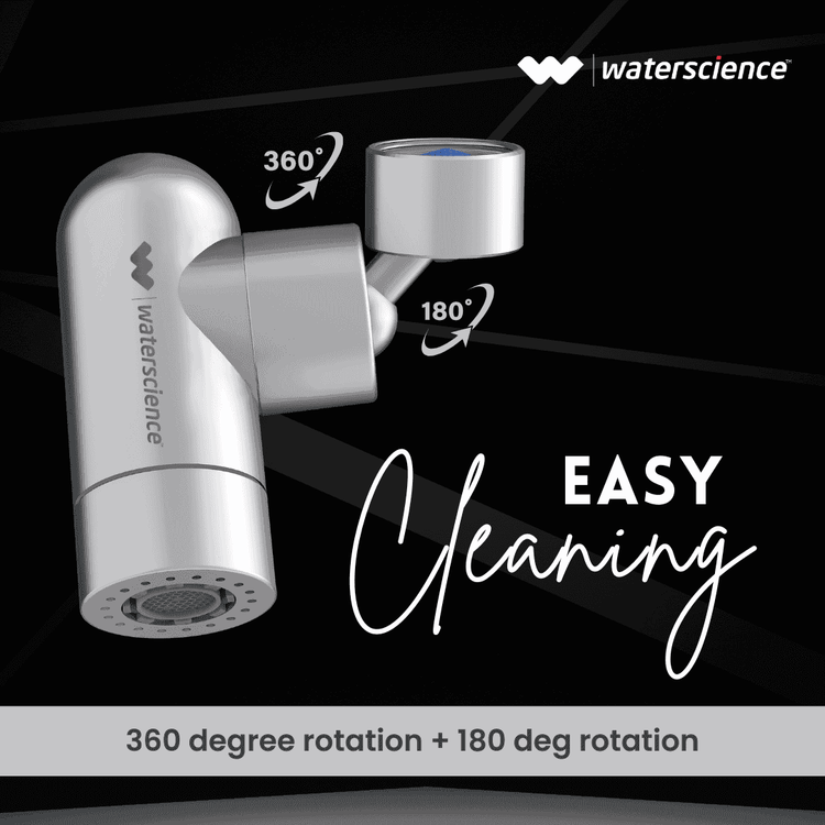 Kitchen Tap Extender with Filter - Wide | Ceramic Cartridge – WaterScience