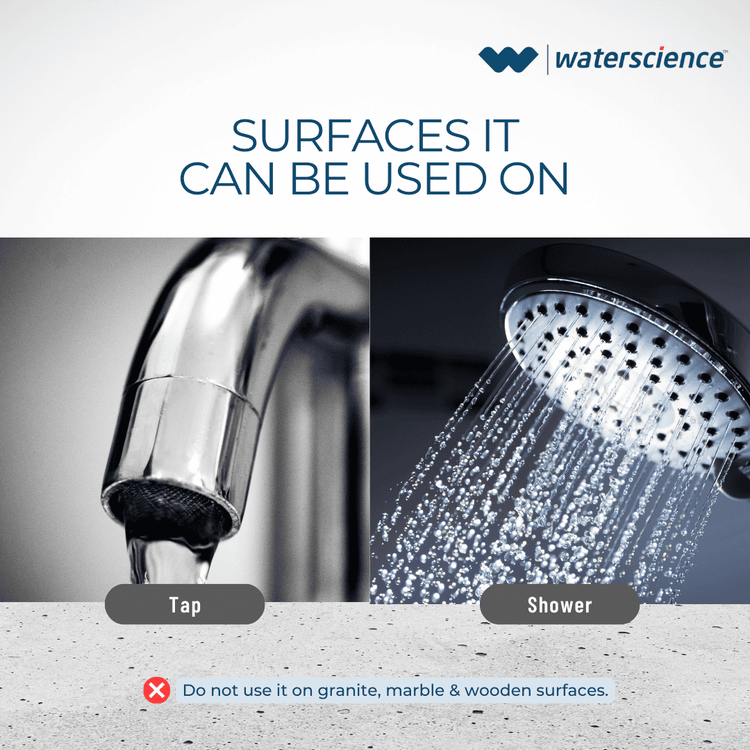 Hardwater Stain Remover Spray for Shower and Tap – WaterScience