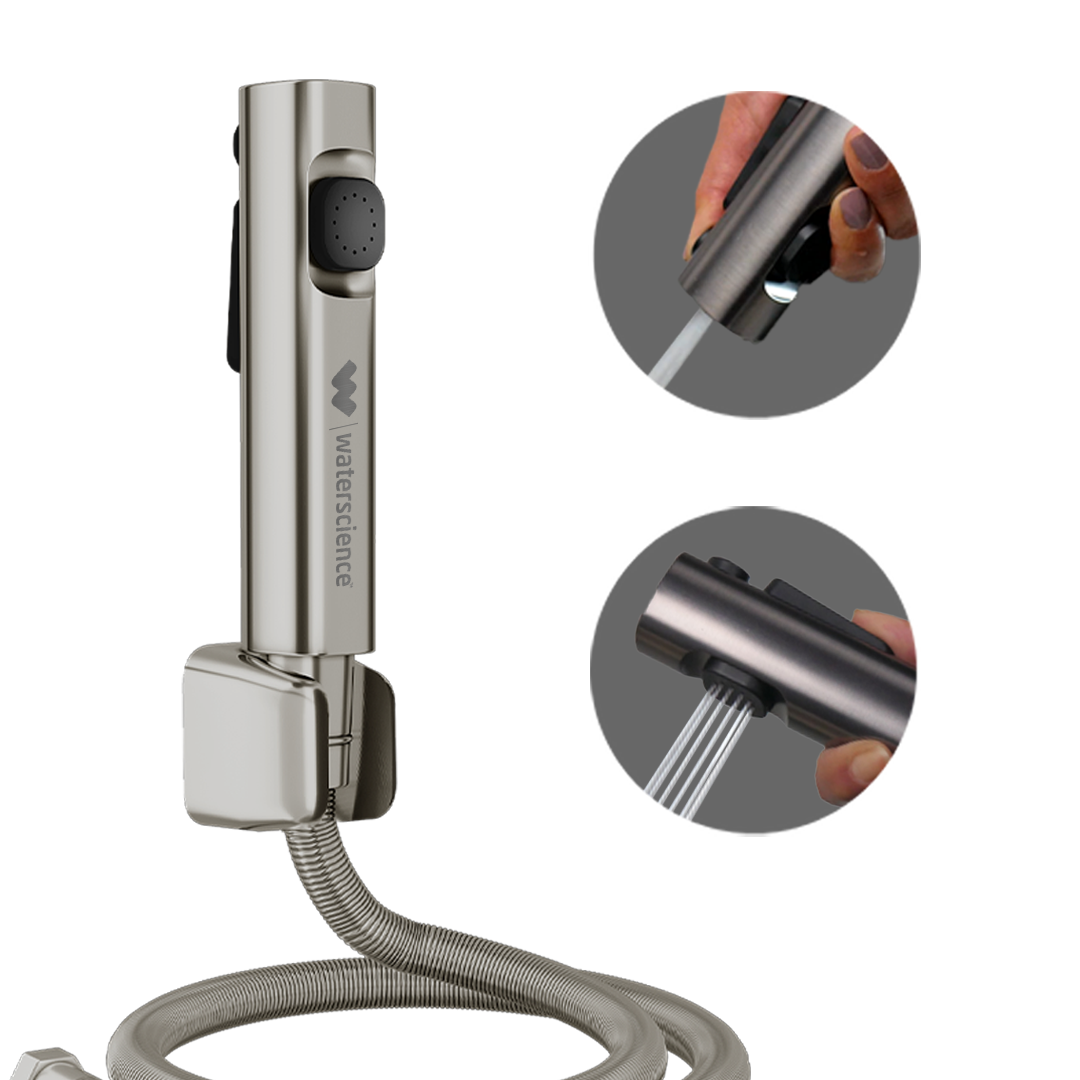 Water Saving Health Faucet - Gun Metal - PURO HFE 124 – WaterScience